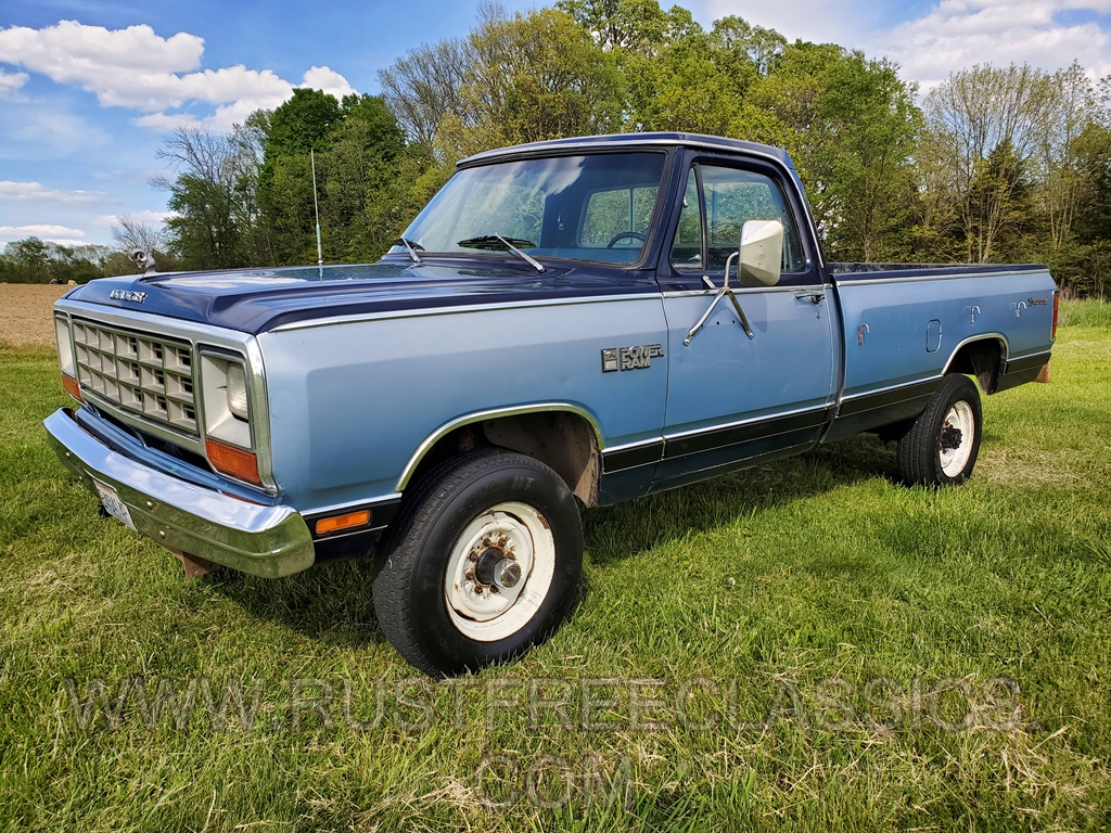 1983 Dodge W250 4x4 83 Power Ram Blue